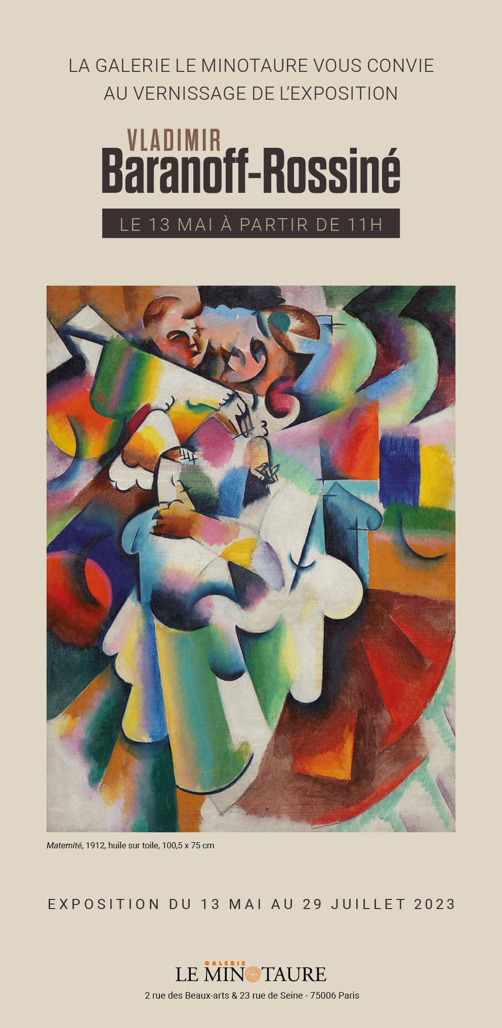 Rétrospective de Vladimir Baranoff-Rossiné - Souffle inédit